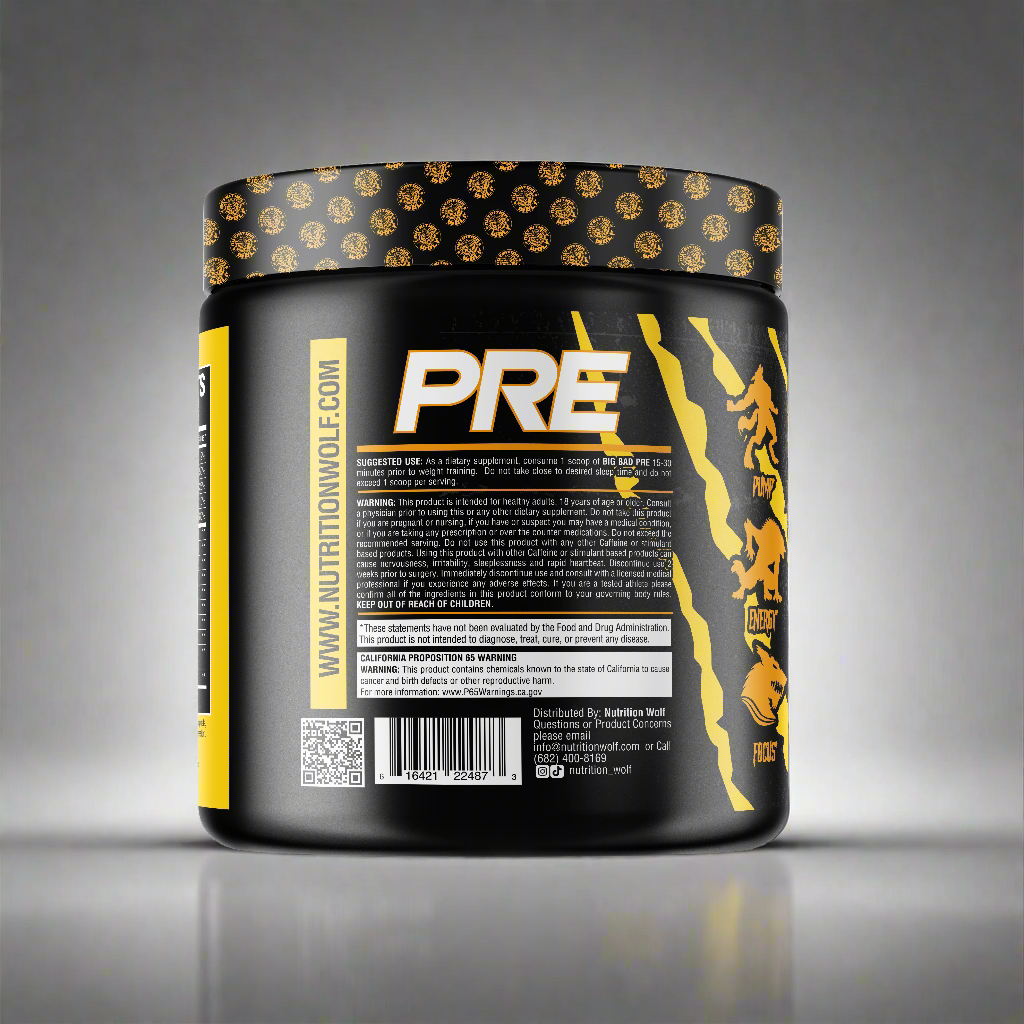 Nutrition Wolf: PRE-WORKOUT | HIGH-STIM