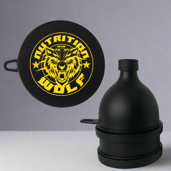 Nutrition Wolf Powder Funnel W/Pill Case