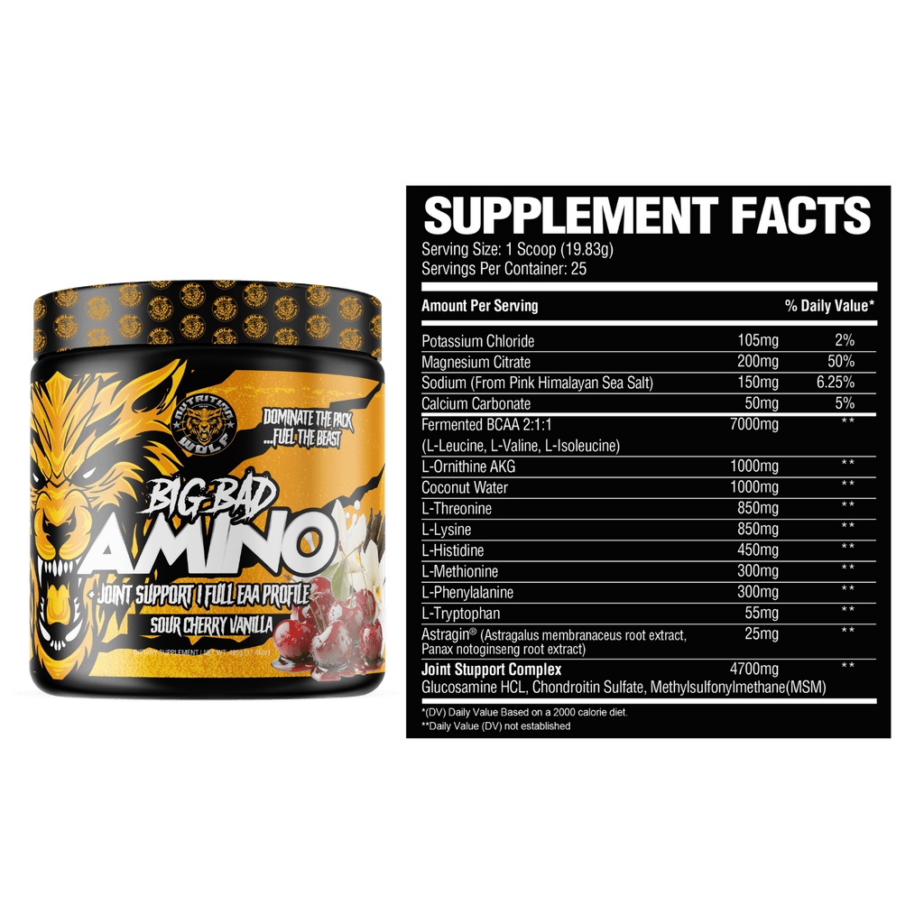 WOLF STACK (PRE+AMINO+TEST BOOSTER) FREE SHAKER AND FUNNEL! – Nutrition ...